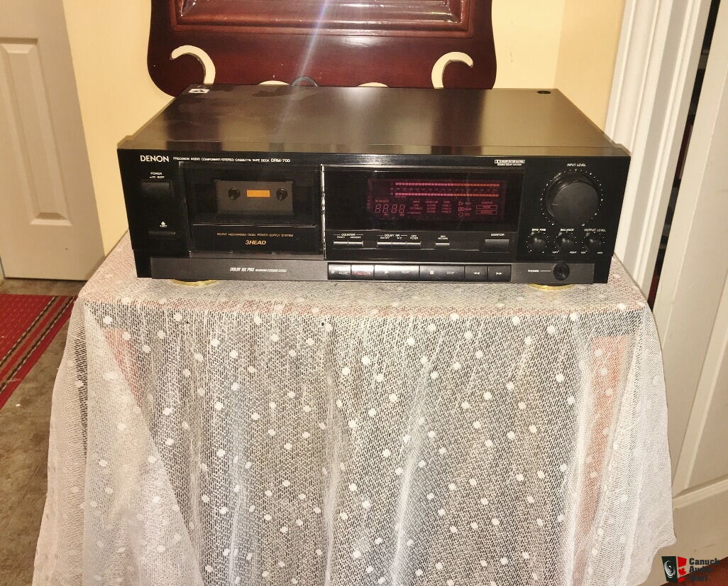 High-End Denon 3-Head Cassette Deck DRM-700 Photo #1928477 - Canuck ...