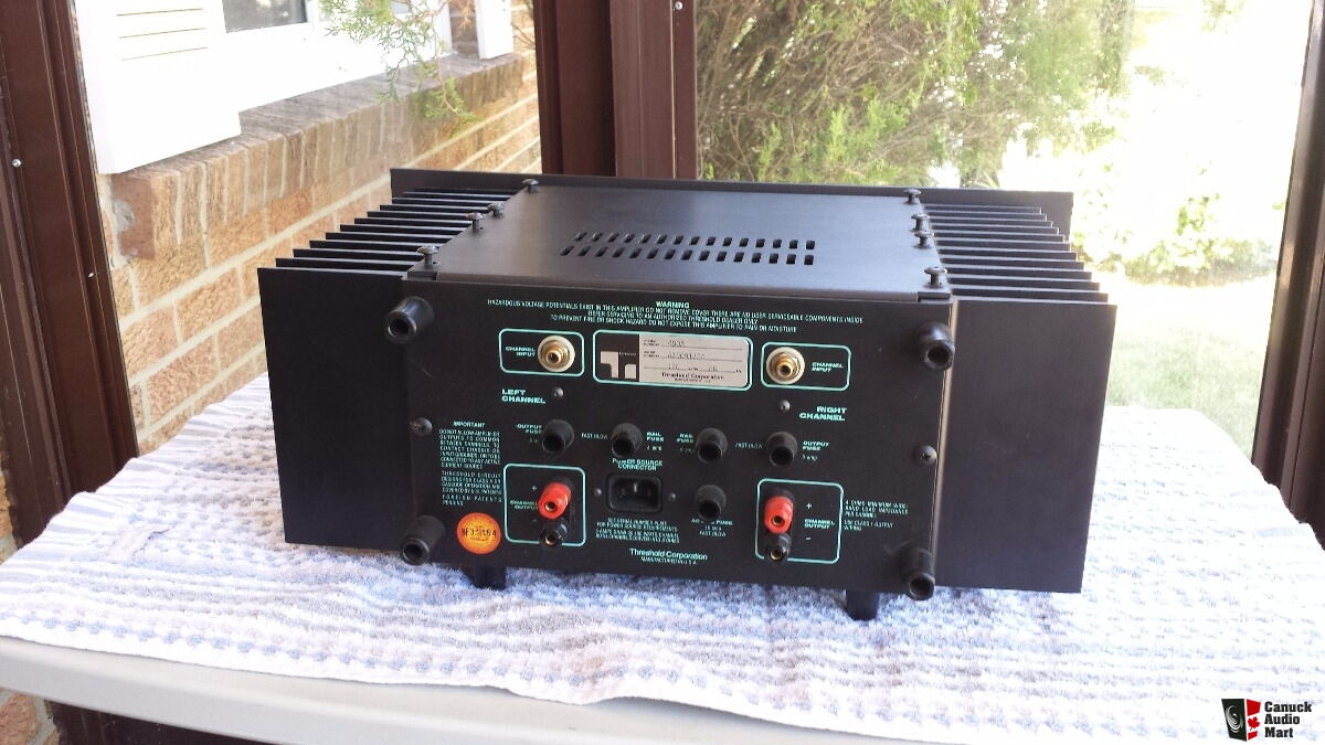 Threshold 400A Class A Power Amplifier something its shorted internally ...