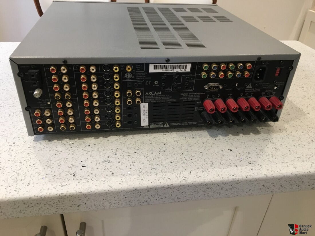 Arcam AVR 300 (silver) no remote and Arcam DV 78 (black) with remote ...