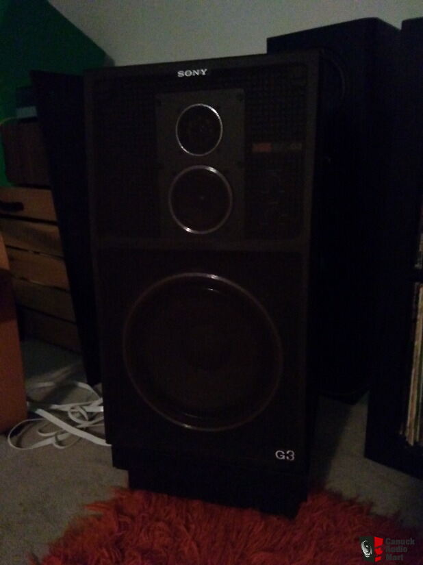 Sony SS-G3 Floor standing speaker and stands Photo #1929121 - Canuck ...