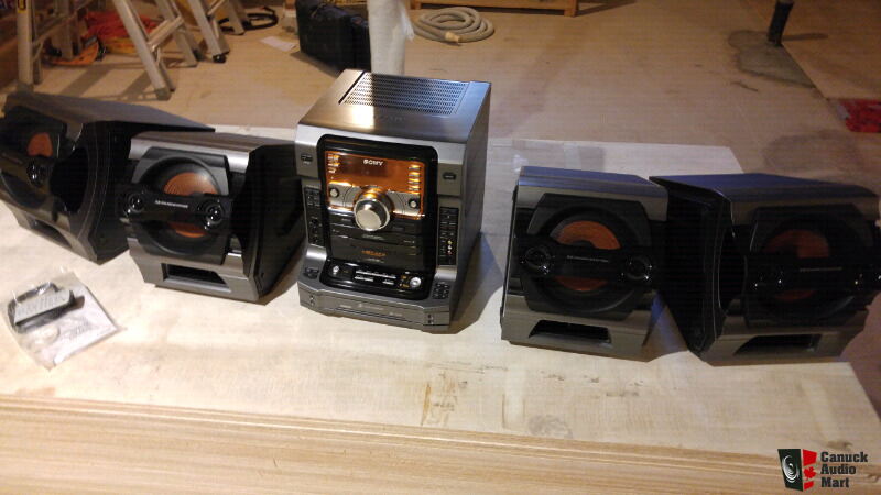 Sony LBTZX9 Mini Hi-Fi Component System with 5-Disc CD Changer Photo ...