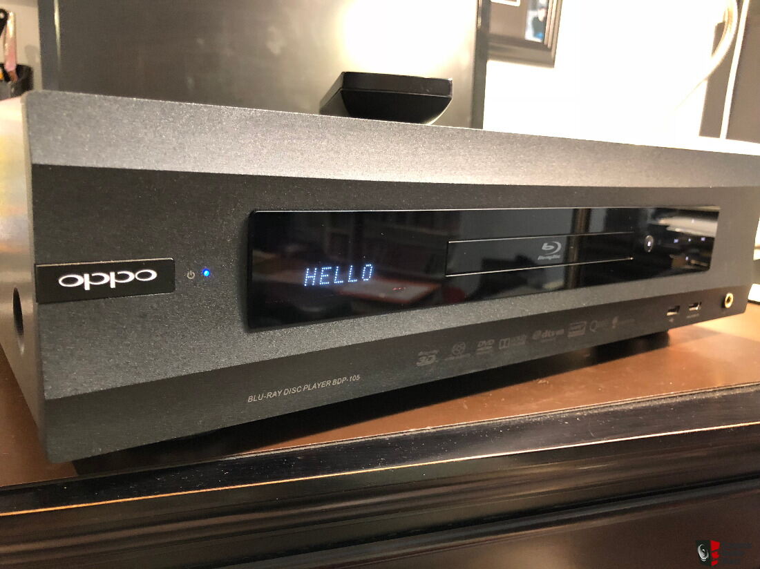 OPPO BDP-105 Universal Audiophile DAC SACD 3D Blu-ray Player (Black ...