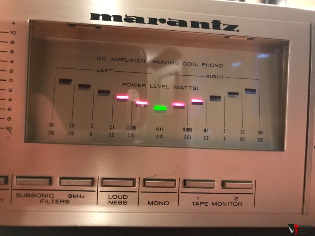 1982 Marantz PM550DC 18lb Power Amp 65 WPC not perfect read Photo ...