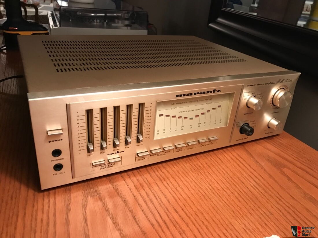 1982 Marantz PM550DC 18lb Power Amp 65 WPC not perfect read Photo ...