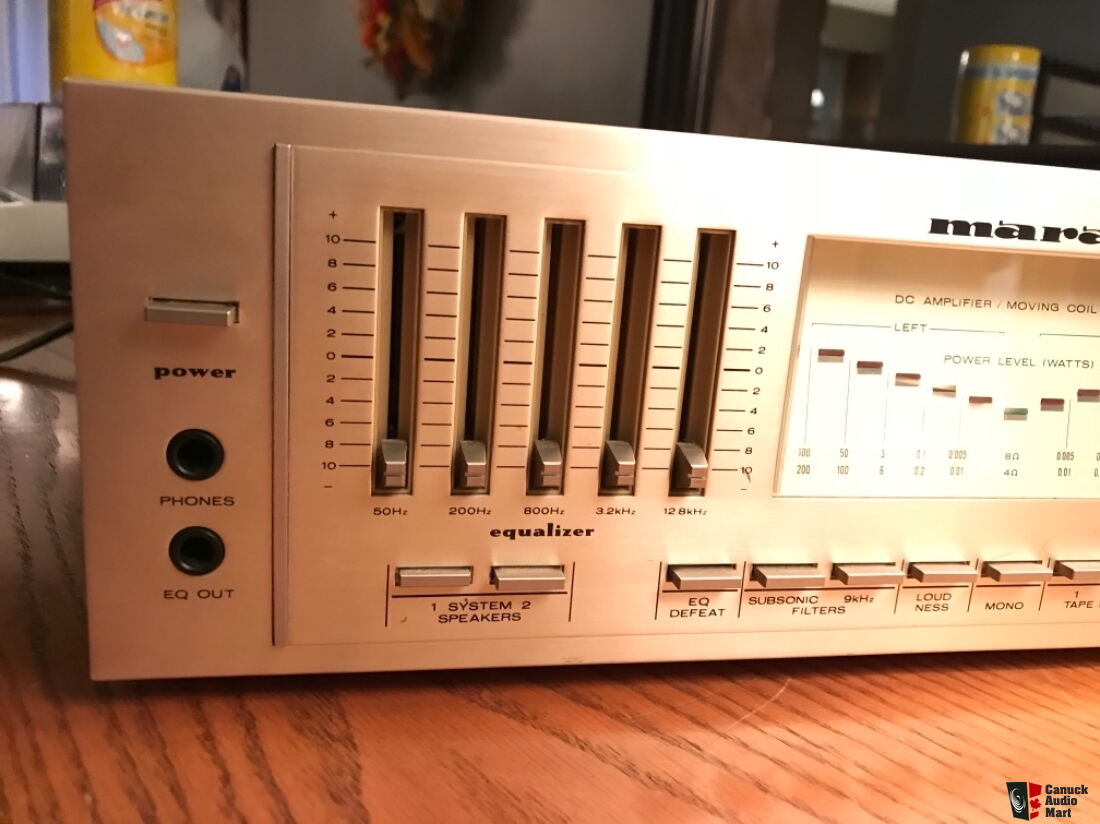 1982 Marantz PM550DC 18lb Power Amp 65 WPC not perfect read Photo ...