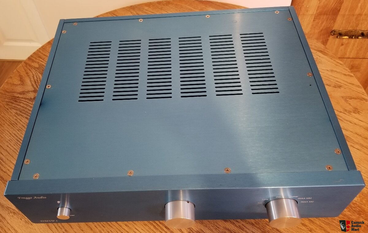 Custom Canadian built Tube Preamp - Frogge Audio - "Super Blue ...