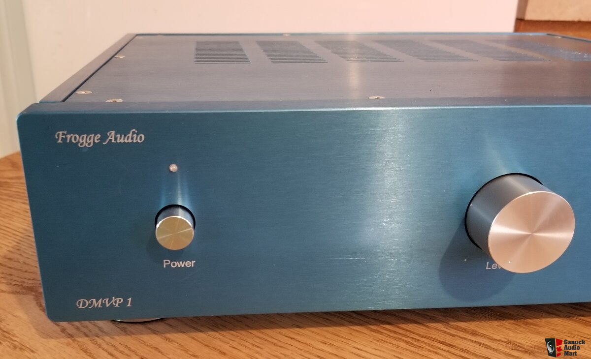 Custom Canadian built Tube Preamp - Frogge Audio - "Super Blue ...