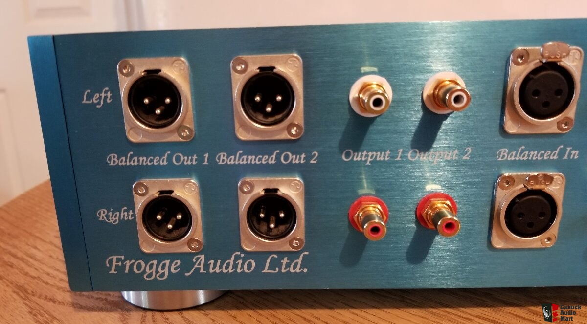 Custom Canadian built Tube Preamp - Frogge Audio - "Super Blue ...
