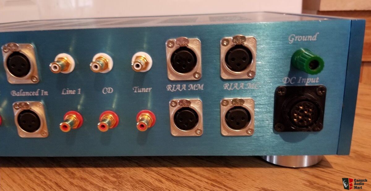 Custom Canadian built Tube Preamp - Frogge Audio - "Super Blue ...