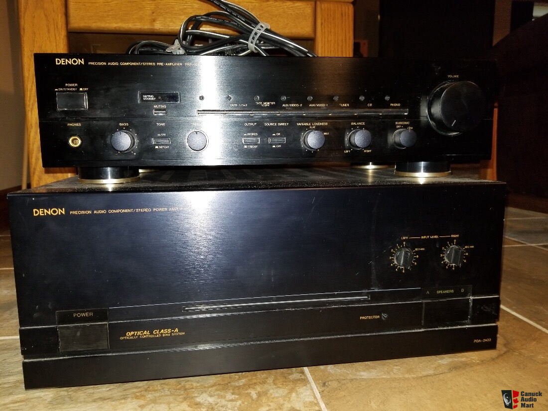 Denon Preamp & Power amp, PRA1500 and POA2400 Photo #1945304 - Canuck ...
