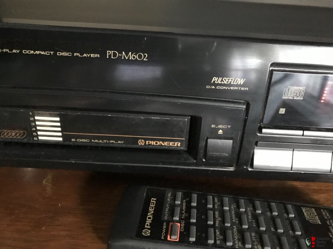 1994 Pioneer PD-M602 6 CD Magazine style Changer Player Japanese build ...
