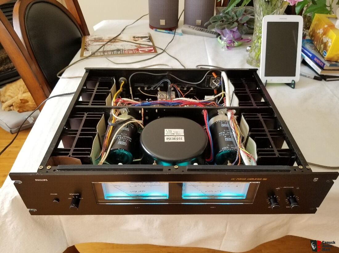 Super rare and exceptional quality Philips Black Tulip Power Amplifier ...