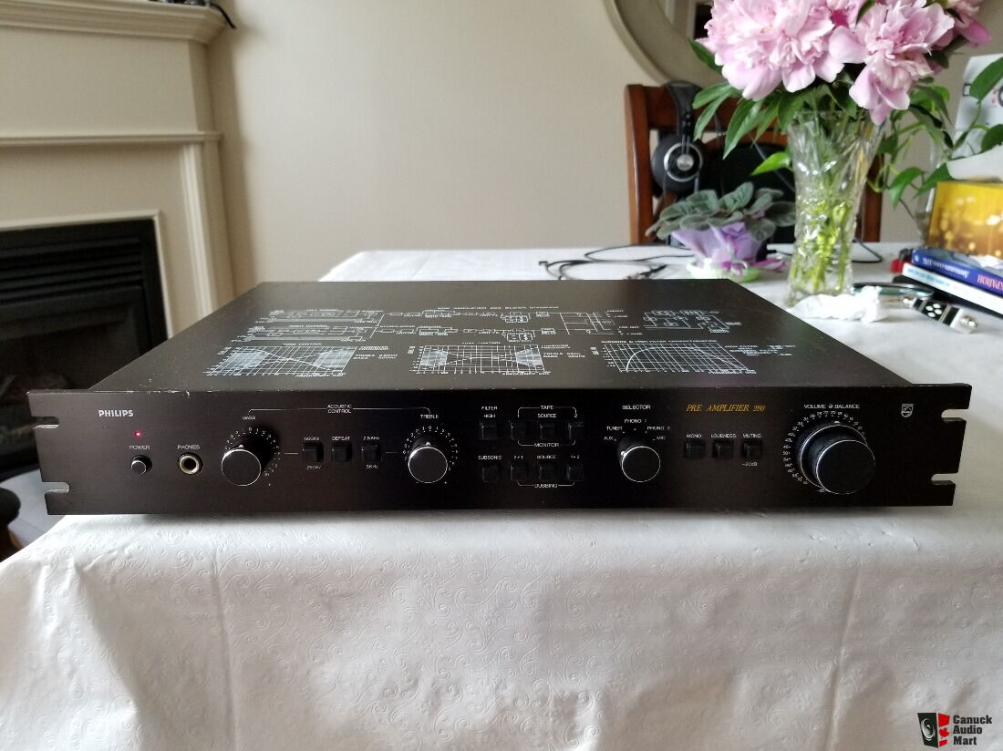 Super rare and exceptional quality Philips Black Tulip Power Amplifier ...
