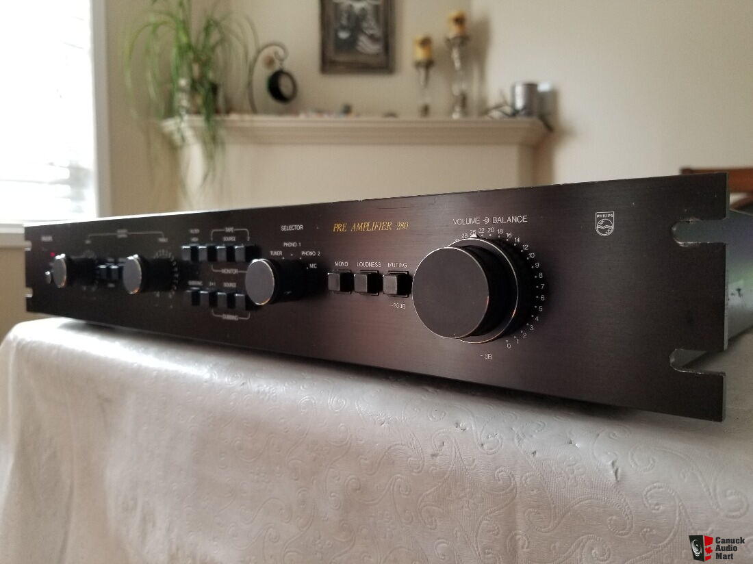Super rare and exceptional quality Philips Black Tulip Power Amplifier ...
