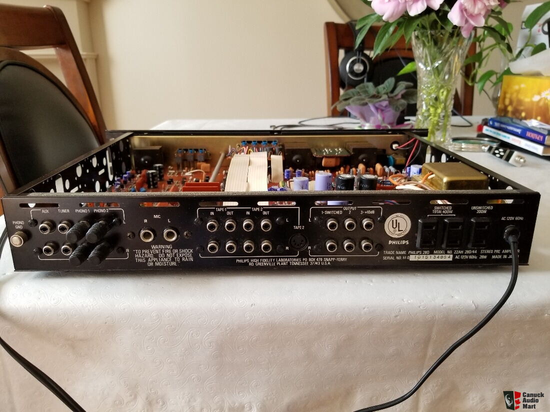 Super rare and exceptional quality Philips Black Tulip Power Amplifier ...