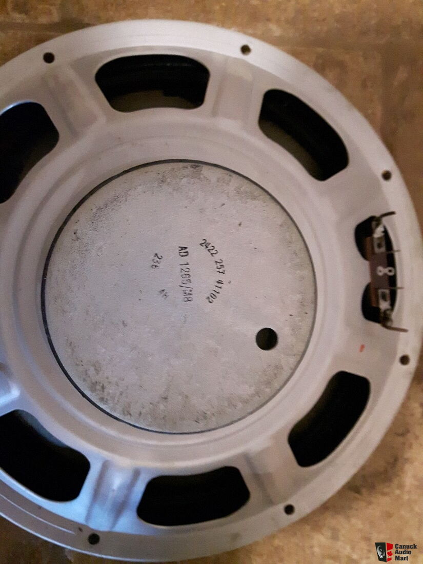 Philips ad1265 m8 fullrange, Kef b110 (sp1003 and a6362) bass/midrange ...