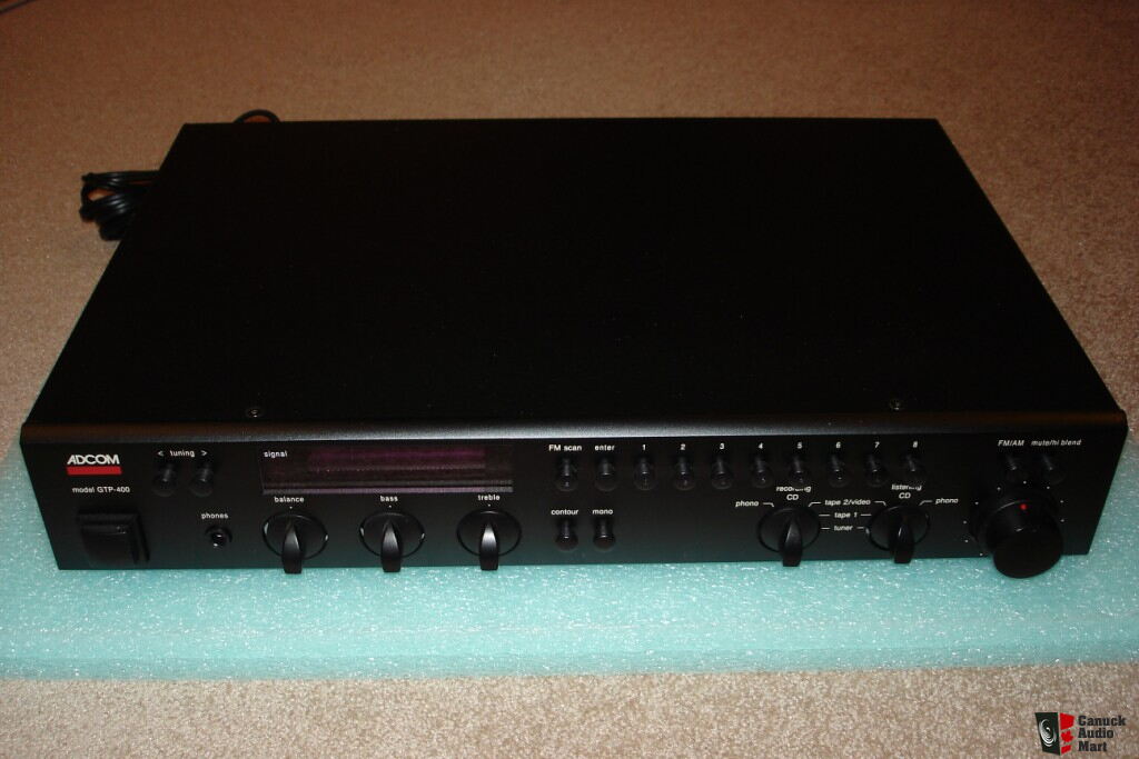 Adcom GTP-400 Tuner Preamp