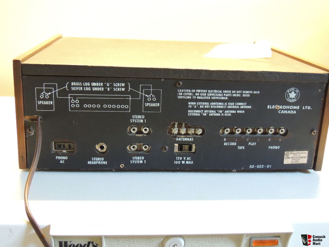 Vintage 60's Electrohome Circa Stereo Receiver- NOSTALGIA GALORE ! 52 ...