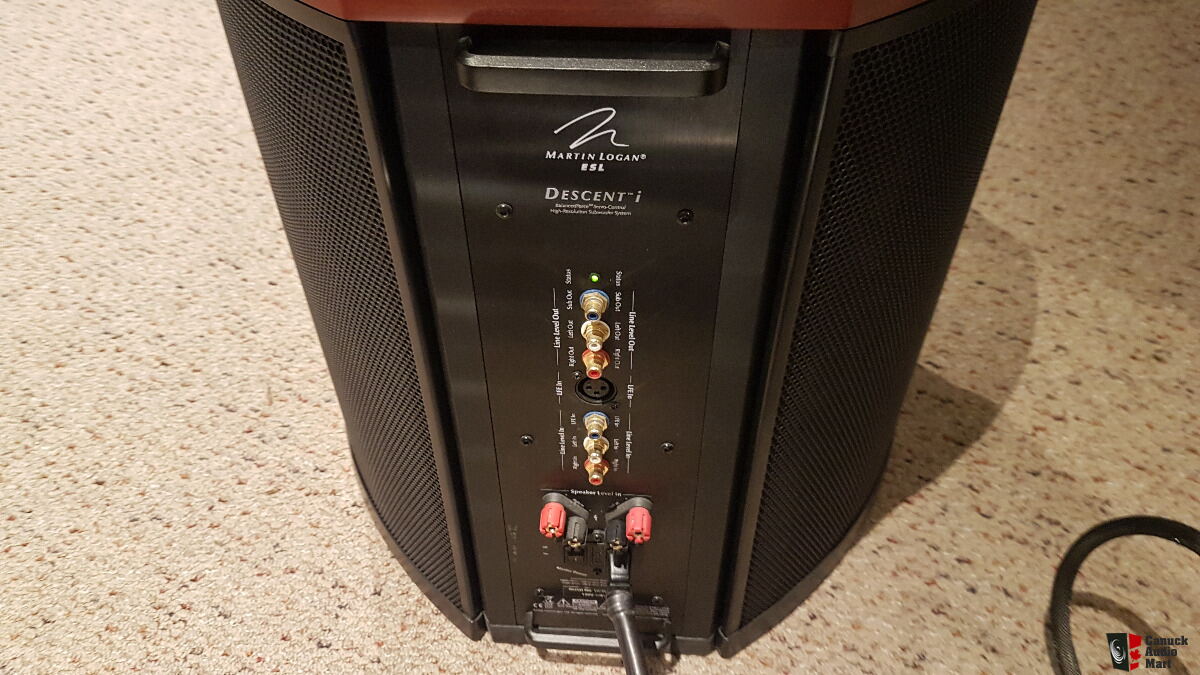 Martin Logan CLX/Descent i sub with CLX crossover. State of the Art ...