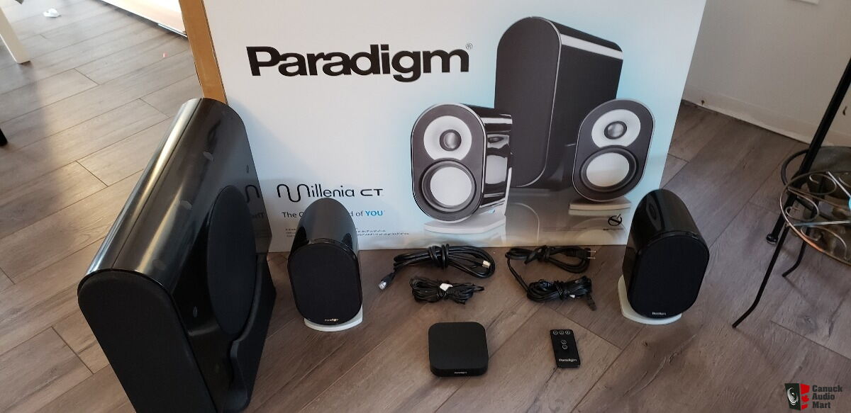 Paradigm Millenia CT - 2.1 system - Echo dot ready (has analog and ...