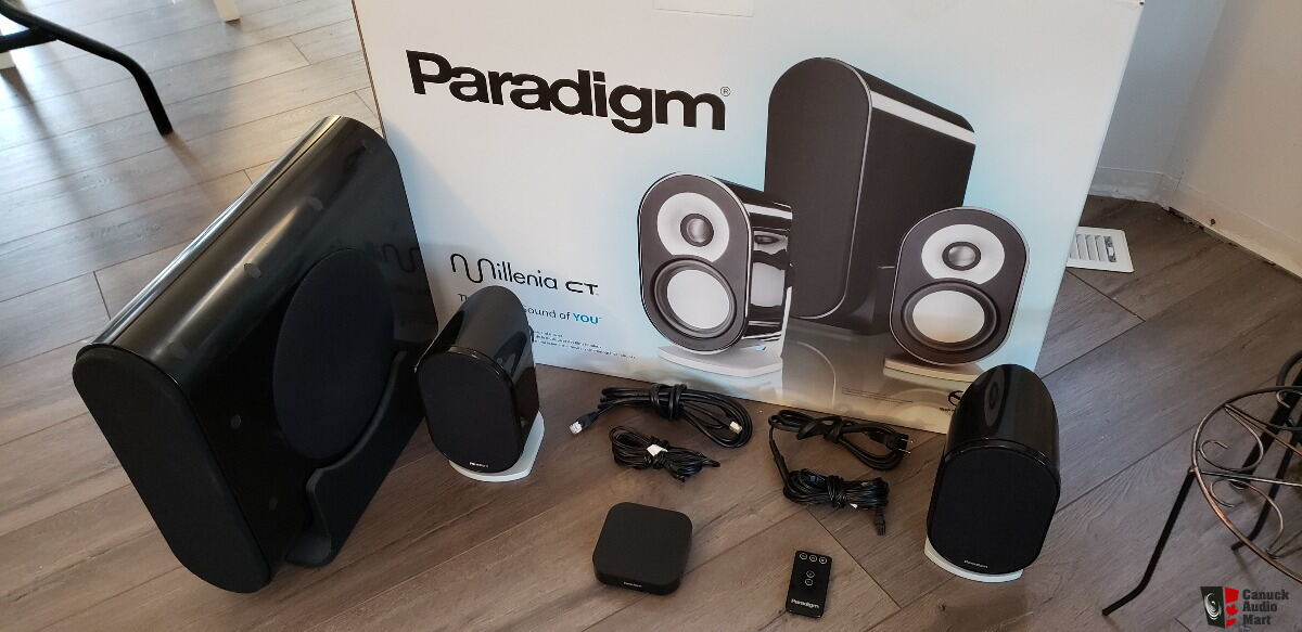 Paradigm Millenia CT - 2.1 system - Echo dot ready (has analog and ...