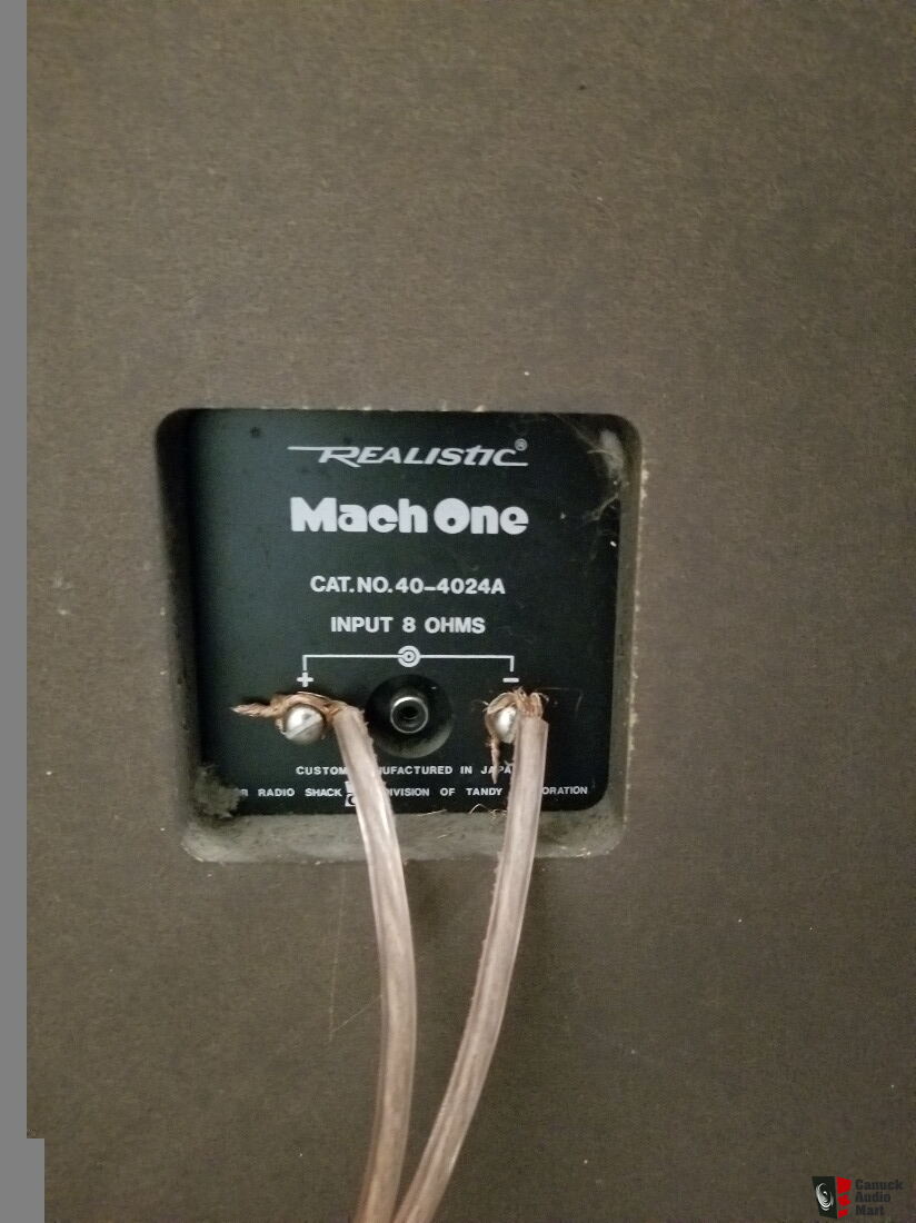 Realistic Mach One (4024a's) Photo #1967054 - Canuck Audio Mart