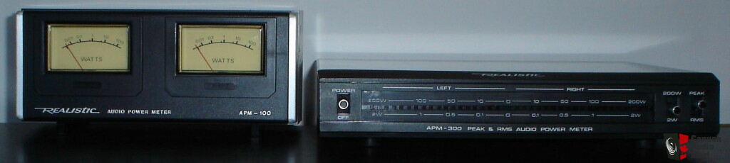 Realistic Audio Power Meters, APM-100 (2) and APM-300 {300 = SOLD PPU ...