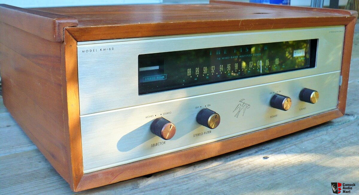 Vintage 1960s Fisher KM-60 FM Stereo Tube Tuner Photo #1968461 - UK ...