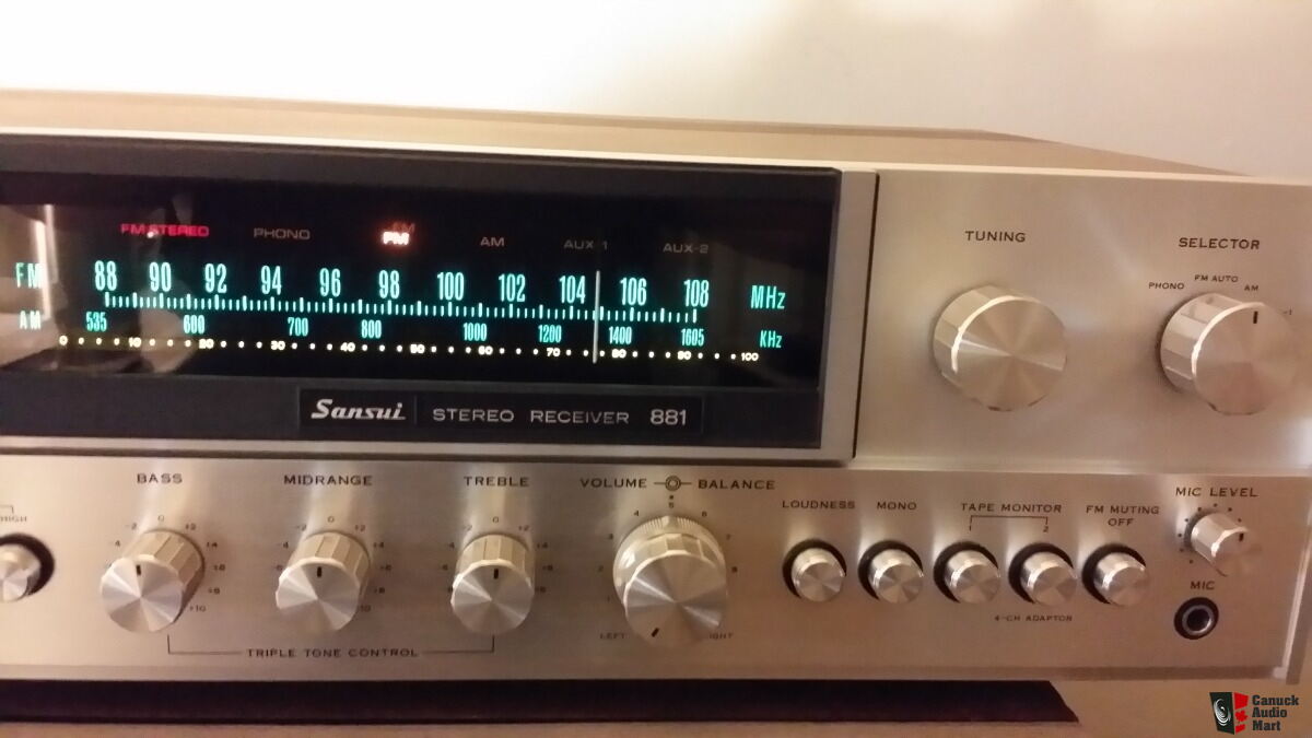 Sansui 881 Receiver Photo #1968612 - Canuck Audio Mart