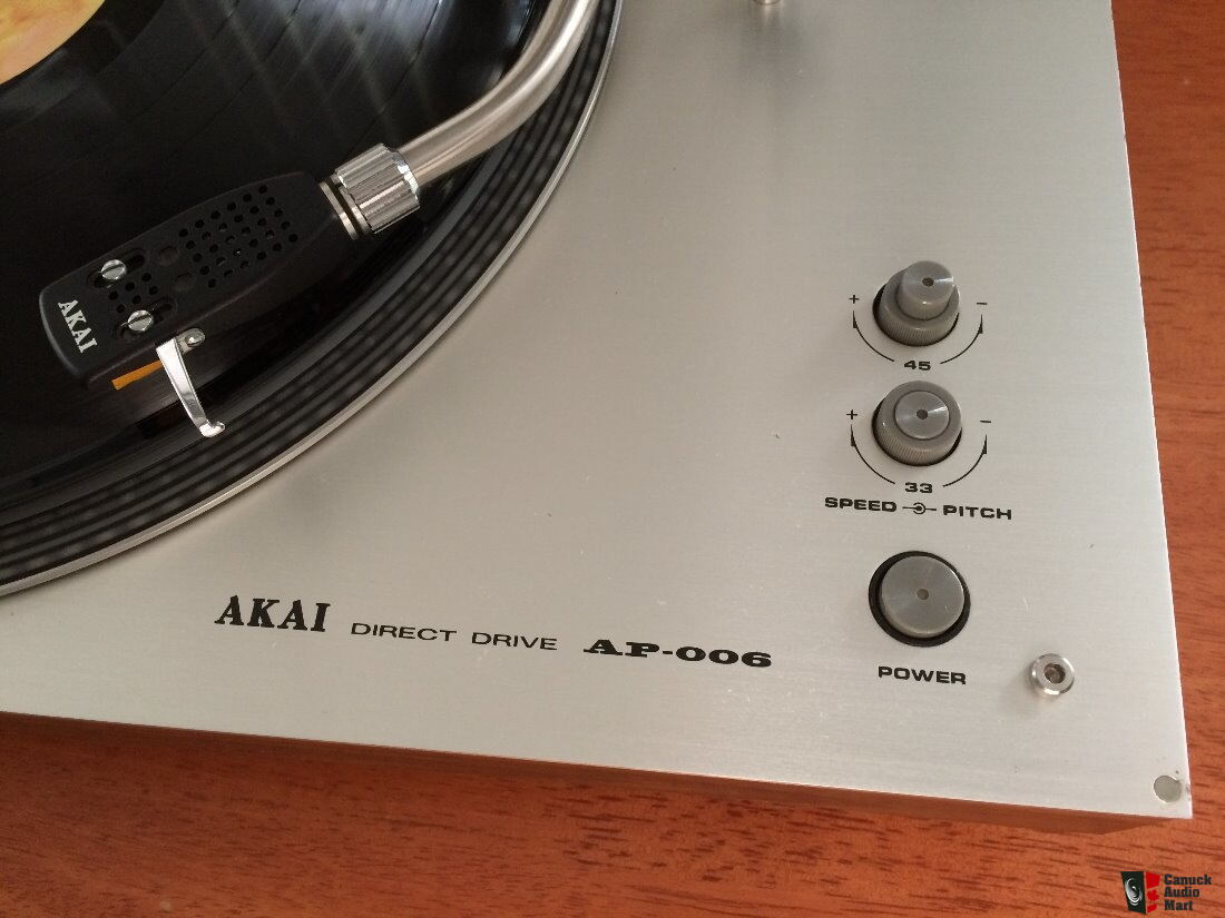 AKAI AP-006 HiFi 2-Speed Direct-Drive Turntable Photo #1976931 - US ...