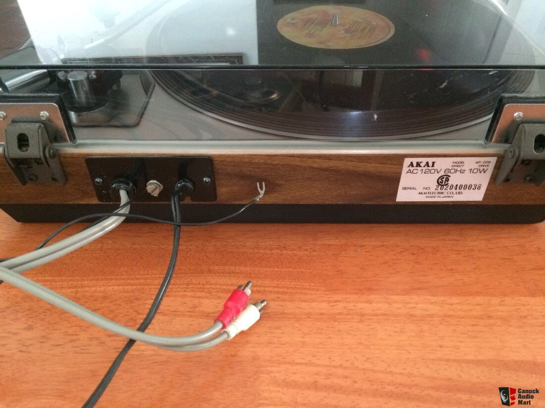 AKAI AP-006 HiFi 2-Speed Direct-Drive Turntable Photo #1976925 - Canuck ...