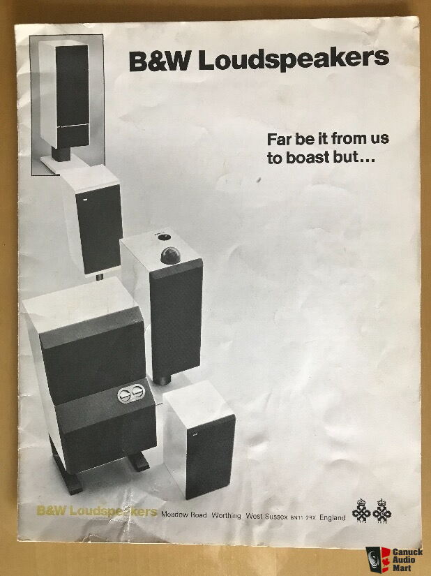 Vintage B&W DM6 Speakers (Reduced Price) Photo #1982636 - UK Audio Mart