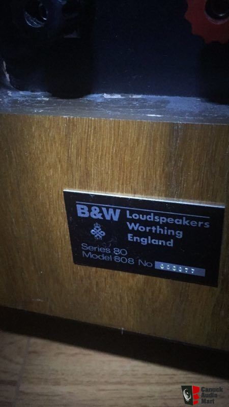 B&W 808 Series 80 speakers Photo #1983375 - Canuck Audio Mart