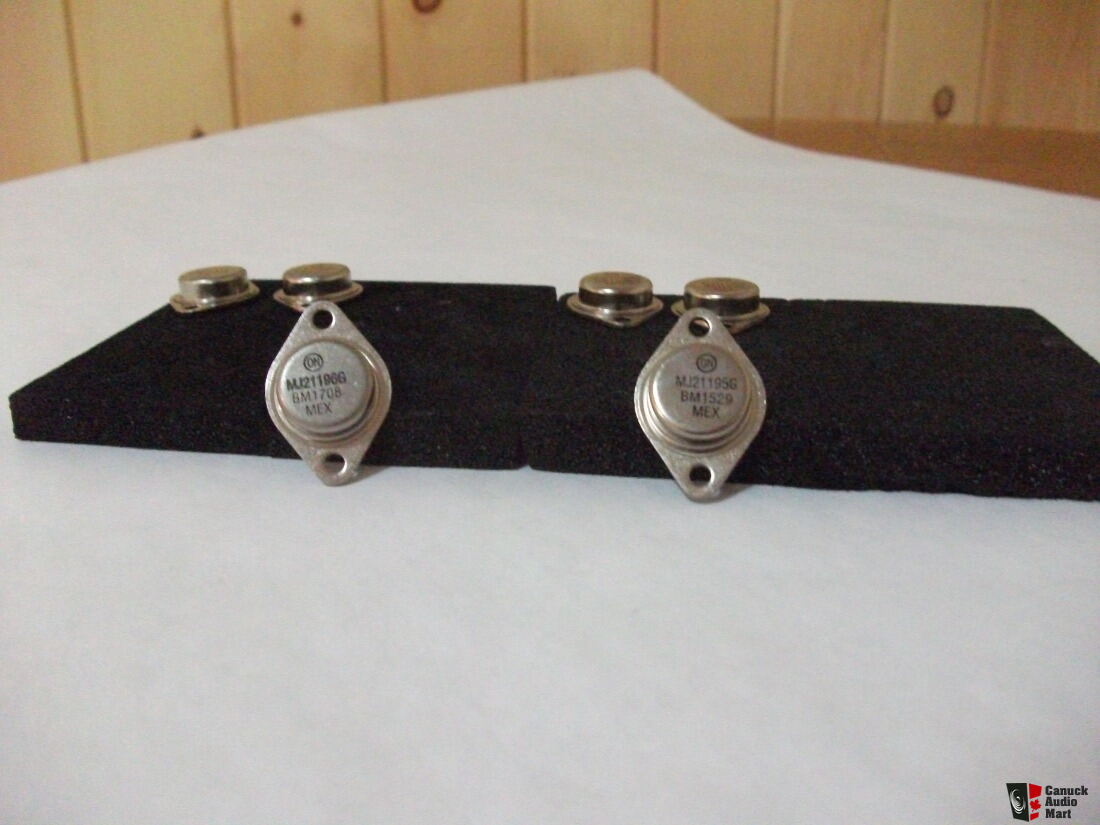 NEW* TO-3 OUTPUT TRANSISTORS MJ21196G / MJ21195G complementary pair NPN ...