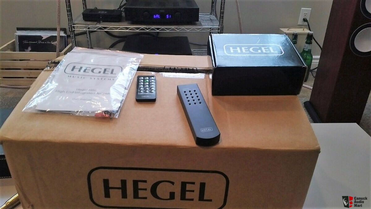 Hegel Music Systems H80 Integrated Amplifier-DAC - with optional RC8 ...
