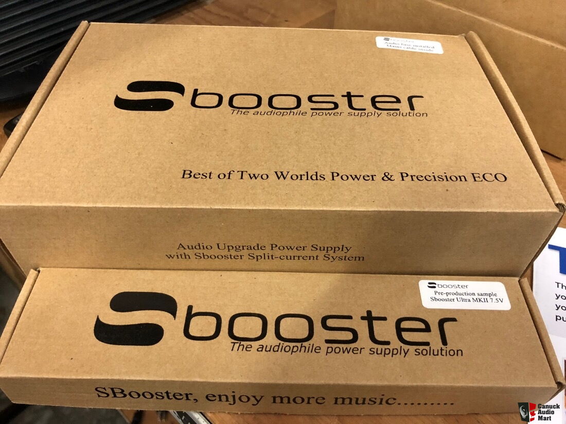 Sbooster BOTW P&P ECO 9-10V Audiophile Power Supply (NIB) w/Ultra Mk II ...