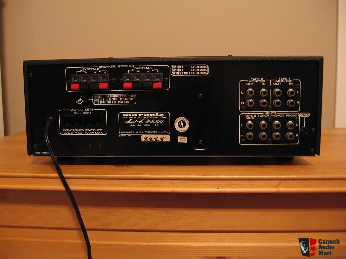 Marantz PM 500 DC Integrated Amplifier **Sold** Photo #200737 - Canuck ...