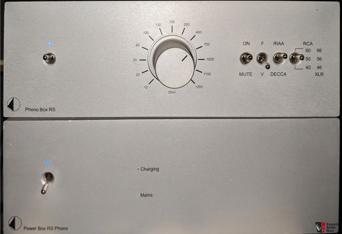 REDUCED - Pro-ject Phono Box RS phono stage + RS power supply (Project ...