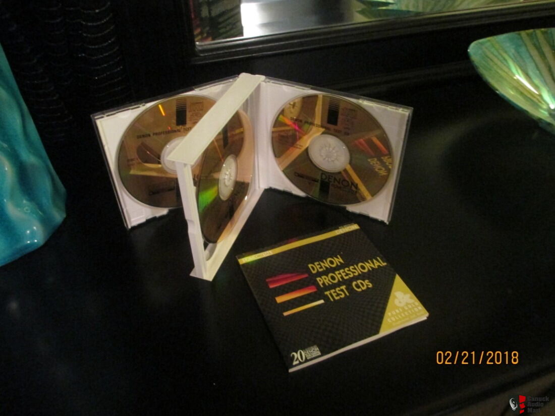 Reduced, Rare, Denon Professional Test Cd 20th Anniversary Photo ...