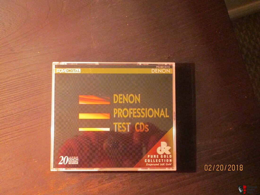 Reduced, Rare, Denon Professional Test Cd 20th Anniversary Photo ...
