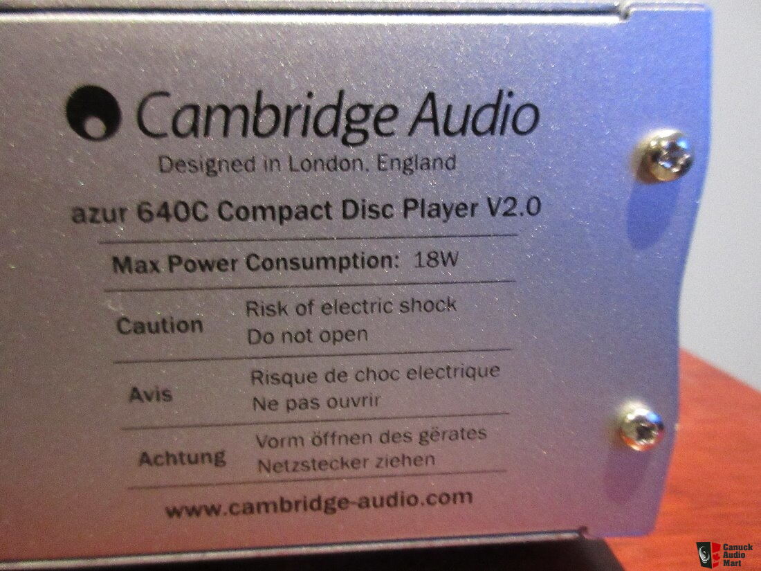 Cambridge Audio Azur 640C, with New Transport - REVISED PRICE Photo ...