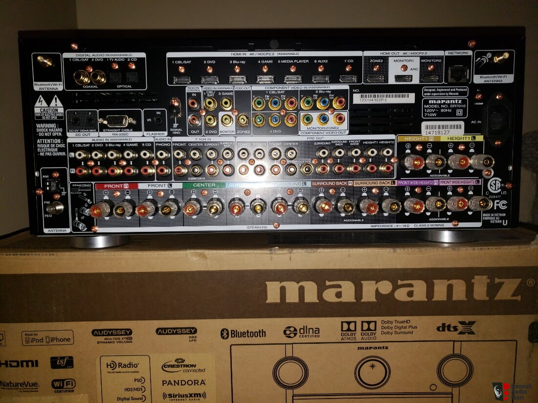 Marantz SR7010 9.2 Dolby Atmos receiver Photo #2016419 - Canuck Audio Mart