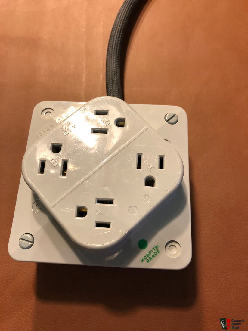 Hospital grade quad outlet with 43 inch power cord - 15A Photo #2020700 ...