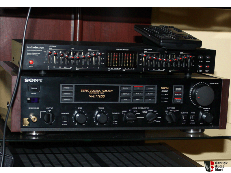 Sony TA-E77ESD preamplifier. MINT Photo #202165 - Canuck Audio Mart