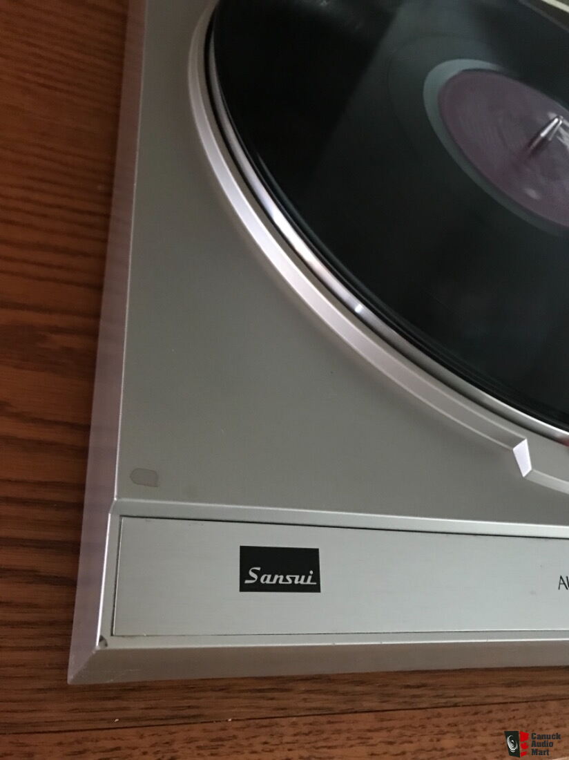 1980 Sansui FR-D3 Direct Drive Turntable Shure Stylus Serviced speed ...