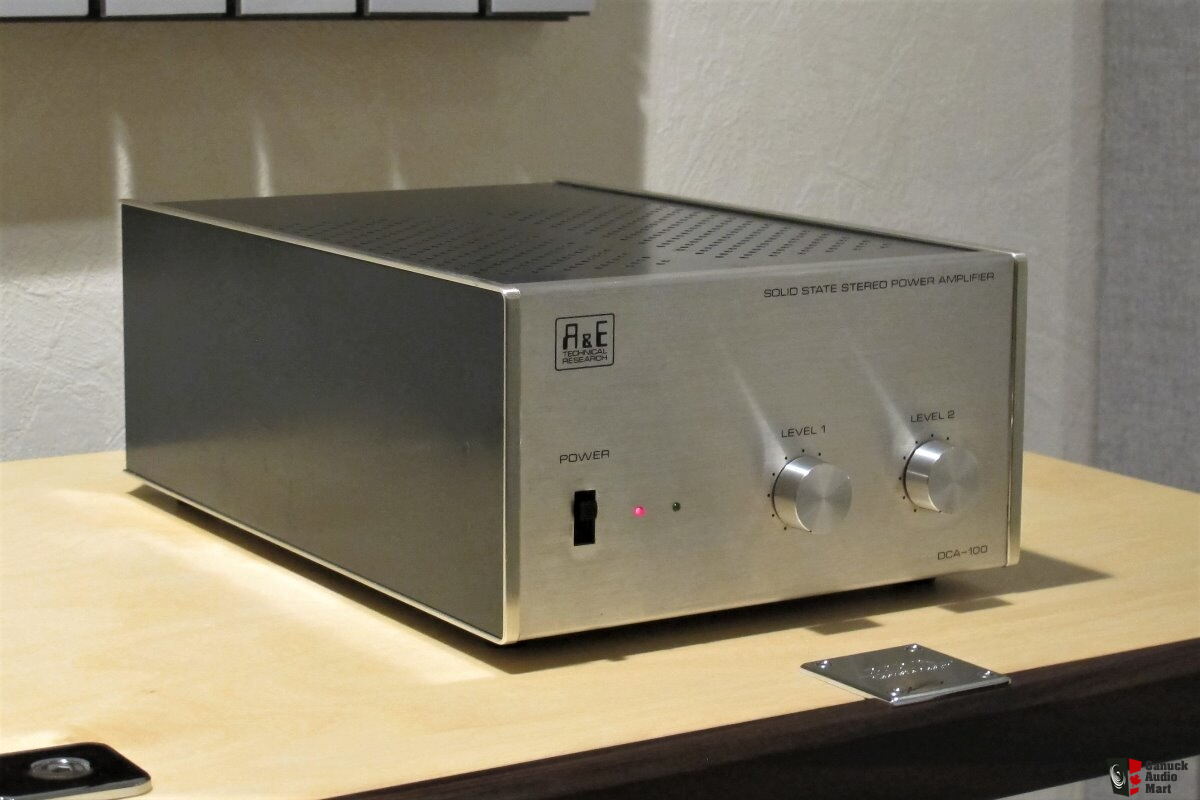 A&E Technical Research DCA 100 power amplifier - EXCELLENT (SOLD TO ...