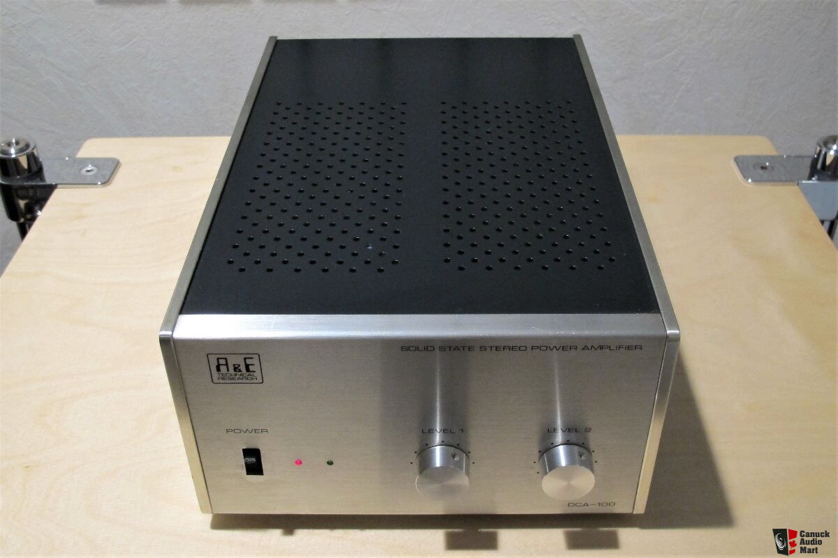 A&E Technical Research DCA 100 power amplifier - EXCELLENT (SOLD TO ...