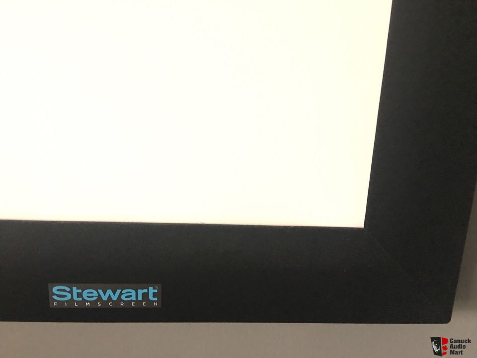 Stewart Filmscreen 96" fixed projection screen THX ISF JKP Photo ...