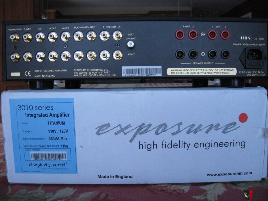exposure 3010 integrated+ phono For Sale - Canuck Audio Mart