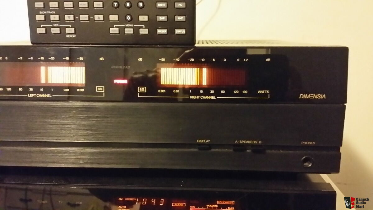 RCA DIMENSIA Power Amp Pre Amp Built by Hitachi Photo #2032729 - Canuck ...